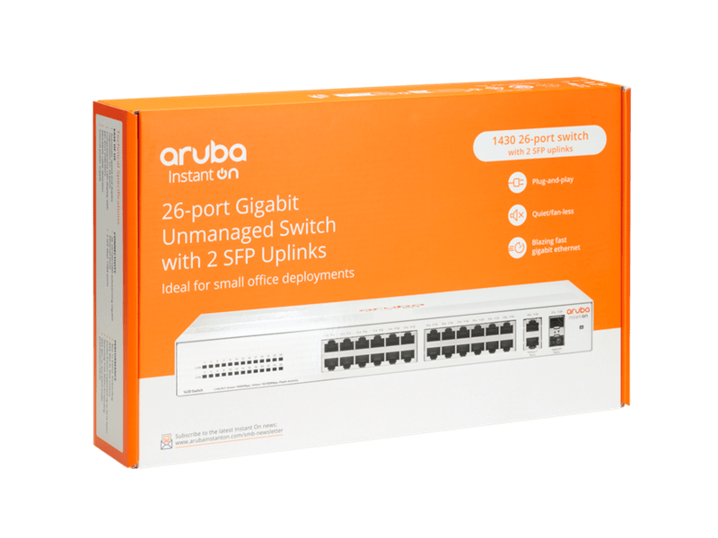 HPE Netwoking Instant On Switch Series 1430 26G - R8R50A - AD.TEK