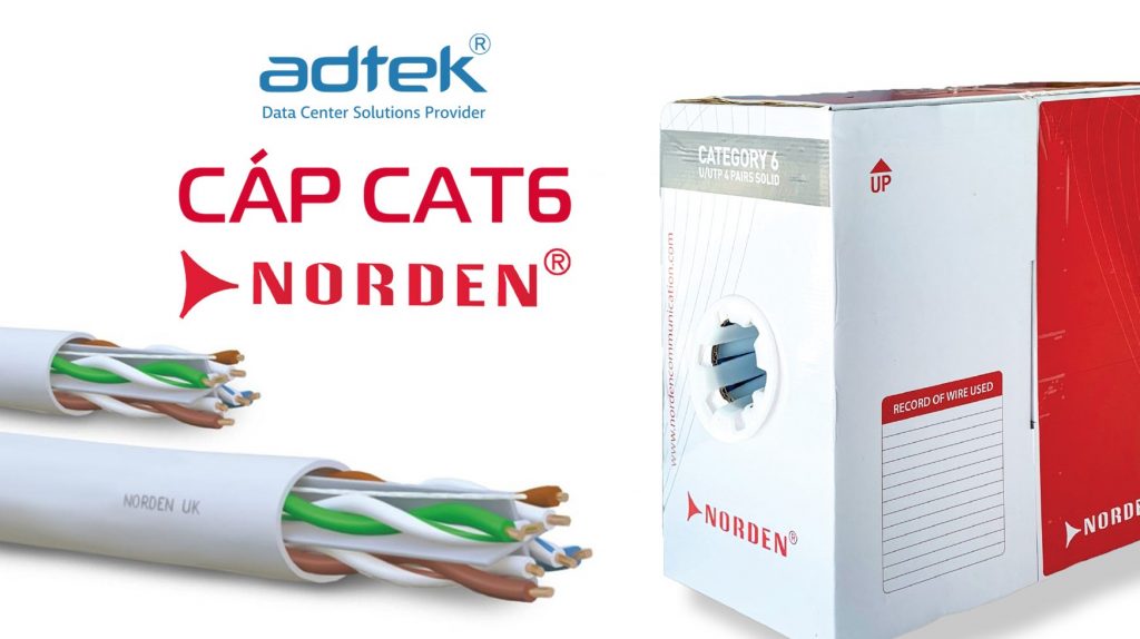 Những điều cần biết về cáp UTP Cat6 Norden - AD.TEK